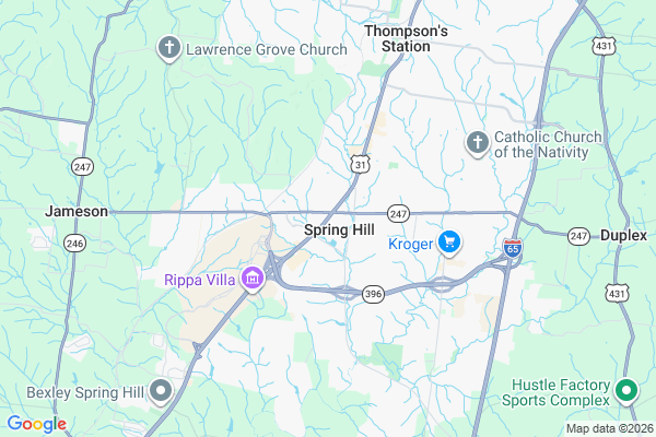 Service Area & Hours | Spring Hill Water Filtration